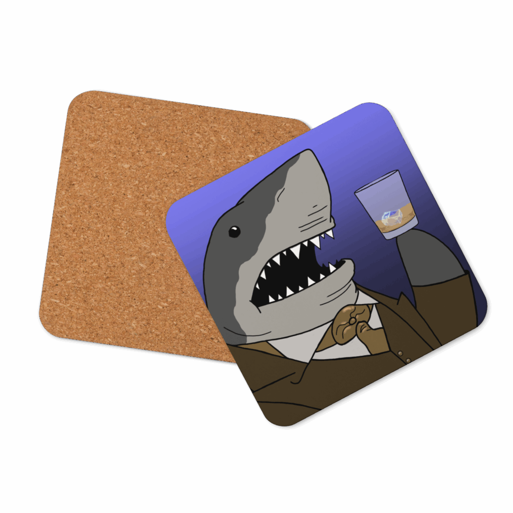 Gentleman Shark Coaster - Alpine Recluse